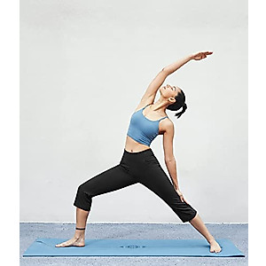 IUGA Yoga Pants with Pockets for Women High Waisted Capri Bootcut Pants Straight Leg Yoga Capris Pants Work Casual Workout