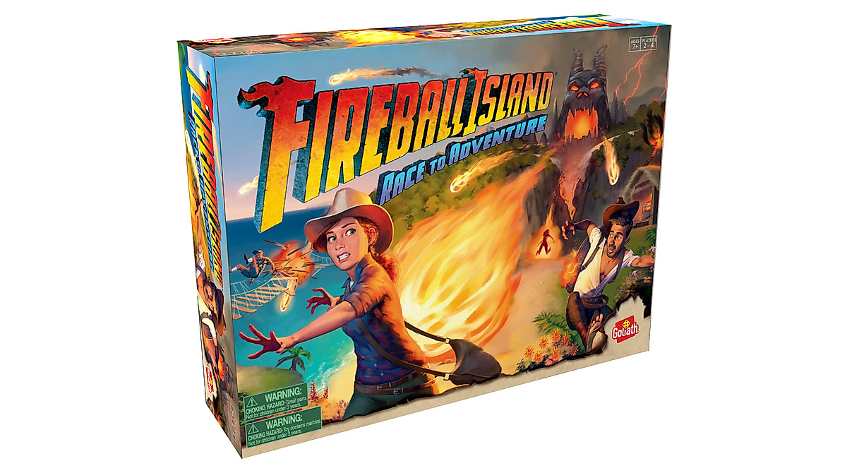 Goliath Fireball Island Board Game for Kids Ages 7+