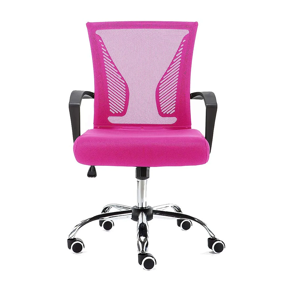 Modern Home ZUNA-BKPINK Office Chair, Black/Pink