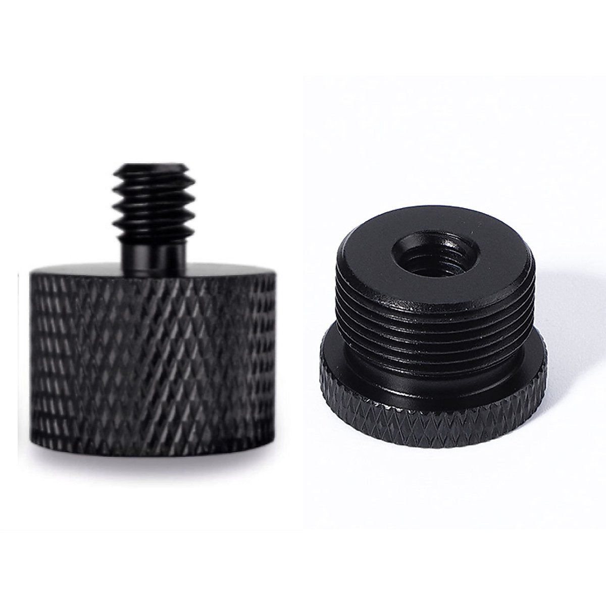 Donuts Mic Stand Adapter 5/8 to 1/4 and 1/4 to 5/8 Screw Thread Adapter Microphone to Tripod Adapter