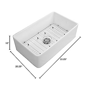 Charleston 33’’ Fireclay Farmhouse Kitchen Sink