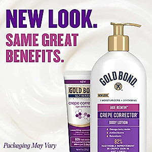 Gold Bond Age Renew Crepe Corrector Body Lotion, Replenishing & Smoothing Formula, 14 oz.
