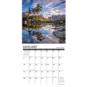 Willow Creek Press Lake View Monthly 2024 Wall Calendar (12" x 12")