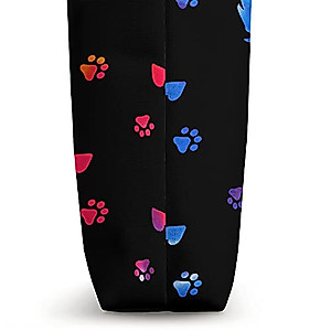 Dachshund Doxie Long Haired Tie Dye Dog Mom Dad Lover Cute Tote Bag