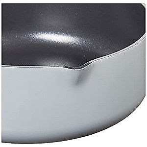 GreenPan Mayflower Pro Hard Anodized Healthy Ceramic Nonstick, 1QT Saucepan Pot, Vintage Wood Handle, PFAS-Free, Induction, Charcoal Gray
