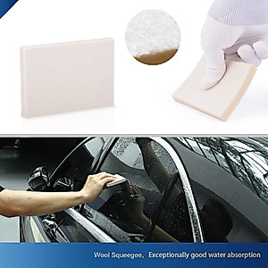 EHDIS Window Tint Tool Kit Vinyl Wrap Installation Tool with Heat Gun for Car Wrapping Window Tint Film Applicator with Felt Tint Squeegee,Vinyl Cutter,Razor Scraper,Vinyl Magnet Holder,Working Glove