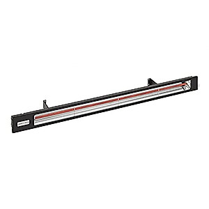 Infratech SL4024BL Slim Line - Single Element 4000 Watt Patio Heater, Voltage: 240, Finish Color: Black