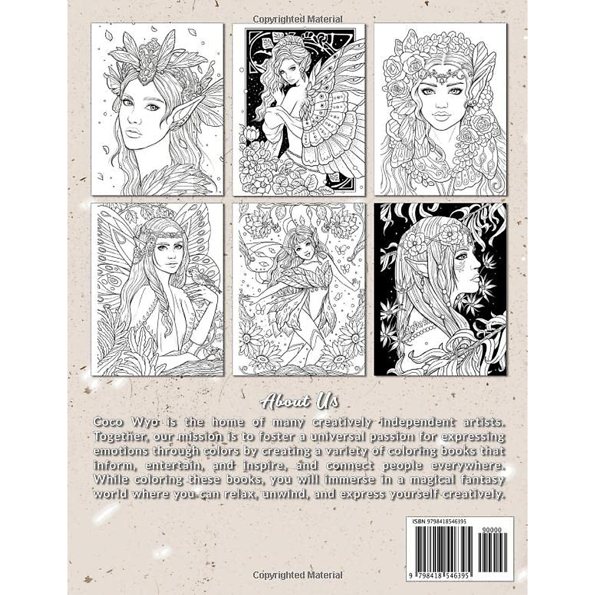 Beauties in Fairyland Coloring Book: Coloring Book for Women, Featuring Beautiful Illustration of Fairies, Hairstyles,... for Relaxation and Stress Relief