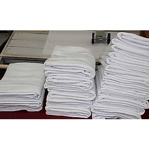 Cotton Gauze (100% Cotton) 48/50" Wide Fabric for Skirts & Dresses, White (10 Yards)