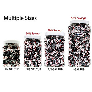 Tootsie Roll Midgees (Mini) Size 1.5LB - Original Individually Wrapped Tootsie Roll in 48 FL OZ Gift Ready Reusable Square Jar