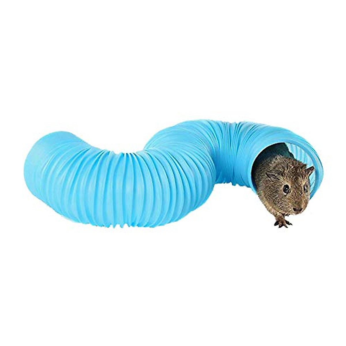 Small Animal Play Tunnel, Durable Resistant Plastic Guinea Pigs Tube, Fun Pet Tunnel Hideway for Guinea Pigs Chinchillas Rats and Dwarf Rabbits