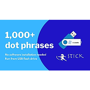 StatNote Ninja Stick - 1,000+ Dot Phrases and Templates to Expedite Your Medical Documentation: Primary Care Library