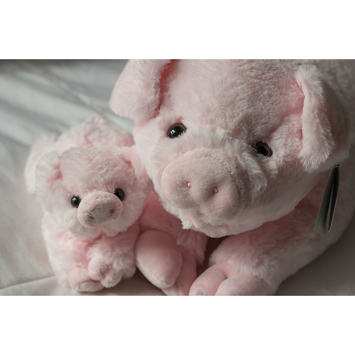 Mother & Baby Stuffed Pig Plush Toy Set | Super Soft Pig Stuffed Animal | Cute Plushies for Kids’ Bedroom | 17" Stuffed Animals for Girls & Boys | Farm Animal Toys by Exceptional Home