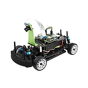 Waveshare PiRacer Pro AI Kit High Performance AI Robot Competitive Race car Deep Learning, Automatic Driving, Comes with Raspberry Pi Model B 4GB