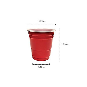 Party Essentials Party Supplies Tableware, 40-Count, Red