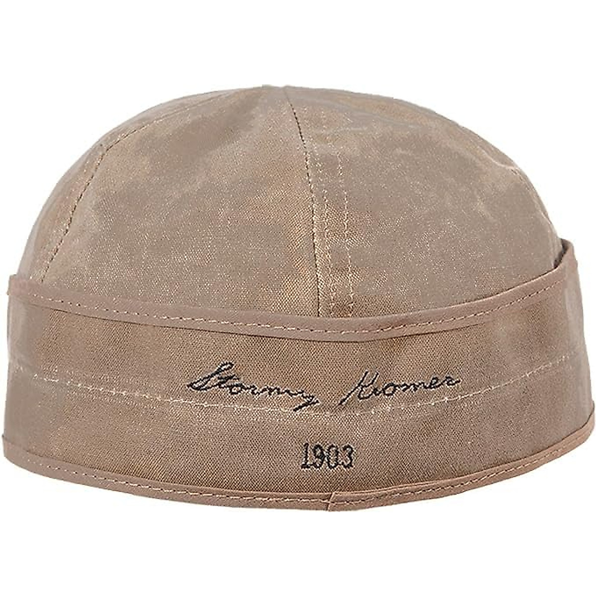 Stormy Kromer Waxed Cotton Cap - Lightweight Fall Hat with Earflaps