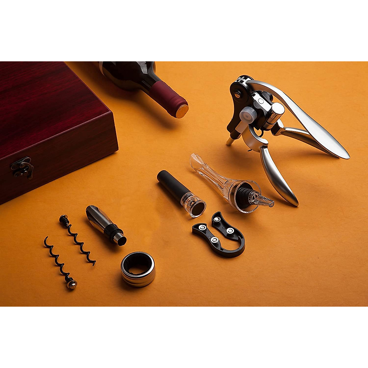VASFFG Wine Opener Set, Manual Wine Corkscrew, Wine Opener Set Accessories.Rabbit Wine Opener Set Gift Box.