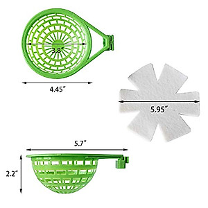 FOIBURELY 3 Sets Canary Nest Bird Nest Plastic Hatching Nest Finch Parrot Canary Nest with Nesting Pads