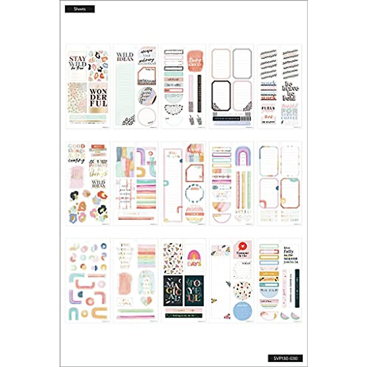 Me & My Big Ideas Happy Planner STCKRS COLOR1, Big Color Story 1