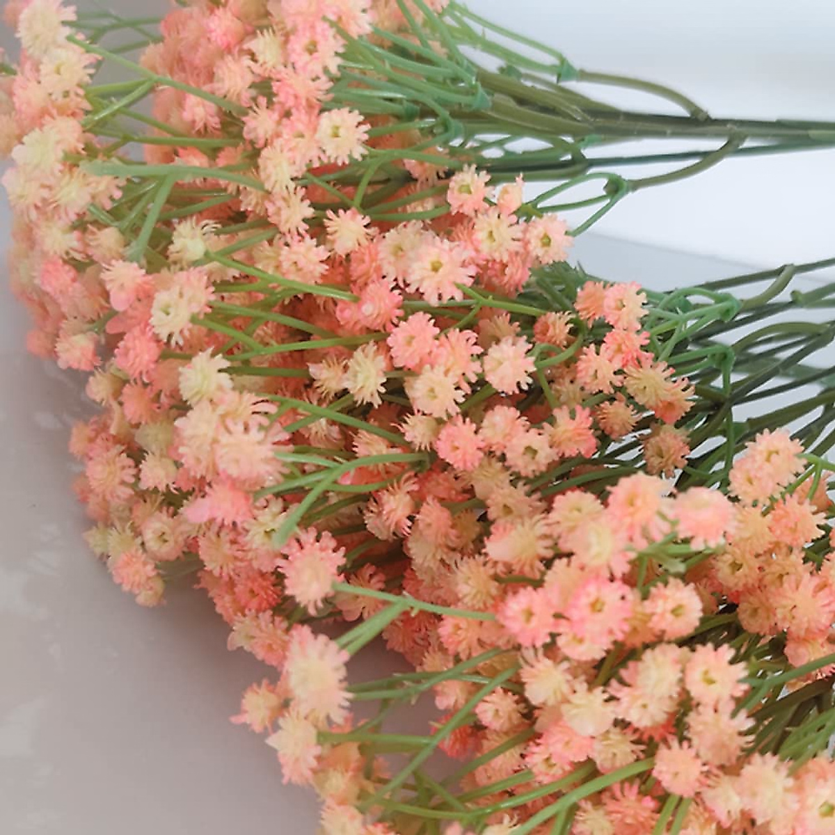 9Pcs 20.4" Babys Breath Flowers Artificial Gypsophila Bouquets Flowers for Wedding Home Garden Decoration (Pink)
