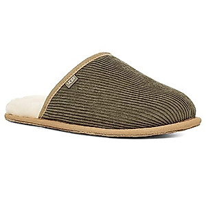 UGG Men's Scuff Corduroy II Slipper, Moss Green, 9