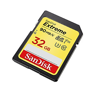SanDisk Extreme 32 GB SD Card (2 Pack) Speed Class 10 UHS-1 U3 C10 4K 32G SDHC Memory Cards for Compatible Digital Camera, Computer, Trail Cameras