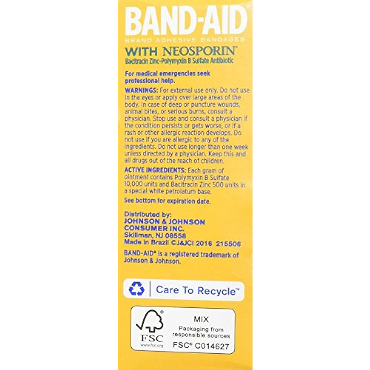 BAND-AID with Neosporin Bandages Assorted Sizes 20 Each (Pack of 2)