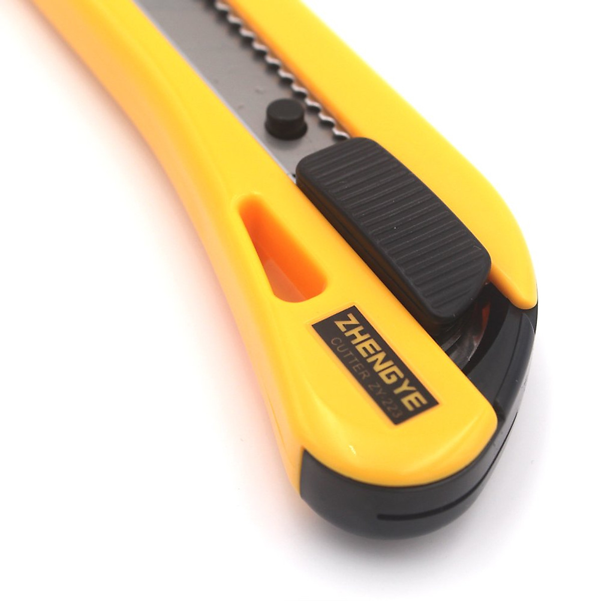 Utility Knife Retractable Box Cutter 18mm Stainless Steel Blade Razor Knives for Carton Cardboard Arts Crafts, 2 Pack