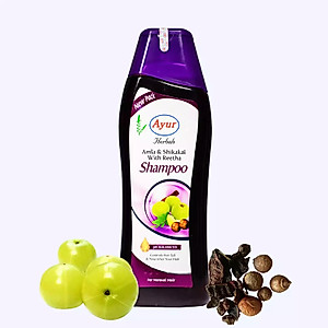 Ayur Herbal Shampoo Amla & Shikakai with Reetha for Normal Hair