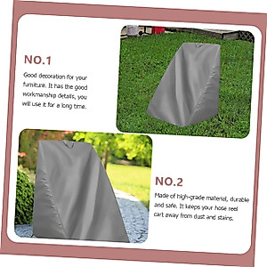 YARNOW Cord Reel Cover Outdoor Hose Portable Hose Outside Cover Bag Cover for Garden Hose Reel Cart Portable Hose Reel Cart Cover Hose Reel Cart Protective Cover Hose Reel Cart Supplies