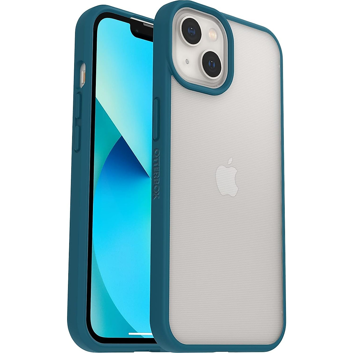 OtterBox iPhone 13 (ONLY) Prefix Series Case - Pacific Reef, Ultra-Thin, Pocket-Friendly, Raised Edges Protect Camera & Screen, Wireless Charging Compatible