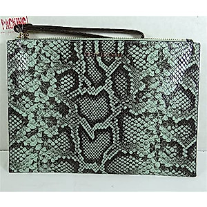 Michael Kors Women's Jet Set Travel Extra Large Zip Clutch Leather Wristlet Wallet