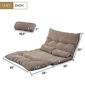 SDQF Sofa Bed Adjustable w/Two Pillows Sofa Sofa Bed Sofas for Living Room Living Room Furniture Floor Sofa Furniture for Living Room Sofa Bed Couch Fold Out Couch Bed