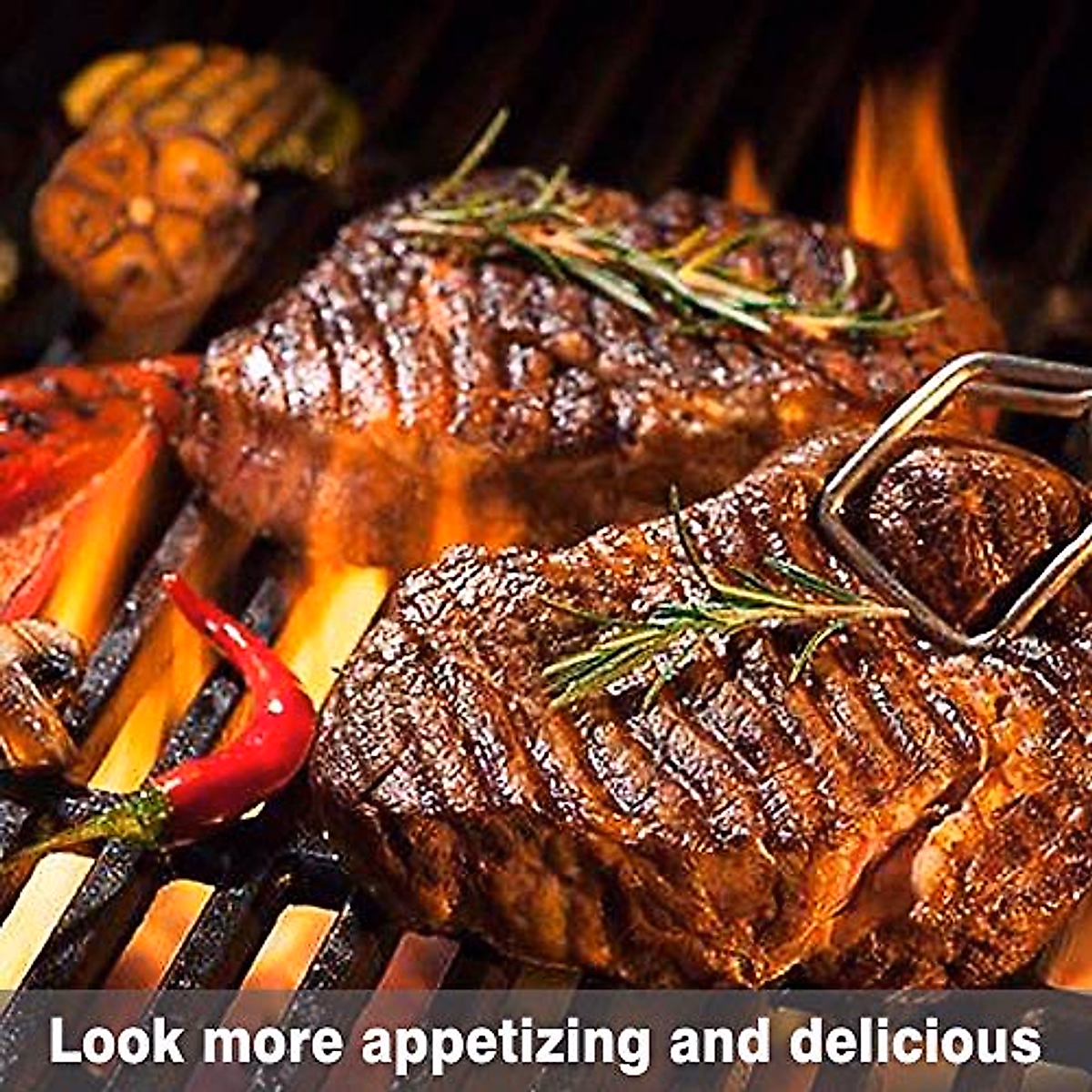 BBQMall 16 7/8" Porcelain Enameled Cast Iron Grill Cooking Grates for Charbroil 463440109, 463432215, 463436213, 463436215, 463420508, 463420509 463420511 463461613 Gas Grills Grates Replacement Parts