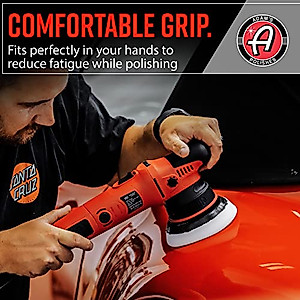 Adam's 9mm Dual Action Car Polisher (Polishing Kit) - Buffer Car Scratch Remover for Car Detailing | Includes Polish, Compound & Pads