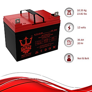 Neptune Power Products Brand Brand 12V 35AH NT12-35 NB Battery Replacement Battery for Pride Jazzy Select Electric Wheelchair by Neptune - 2 Pack