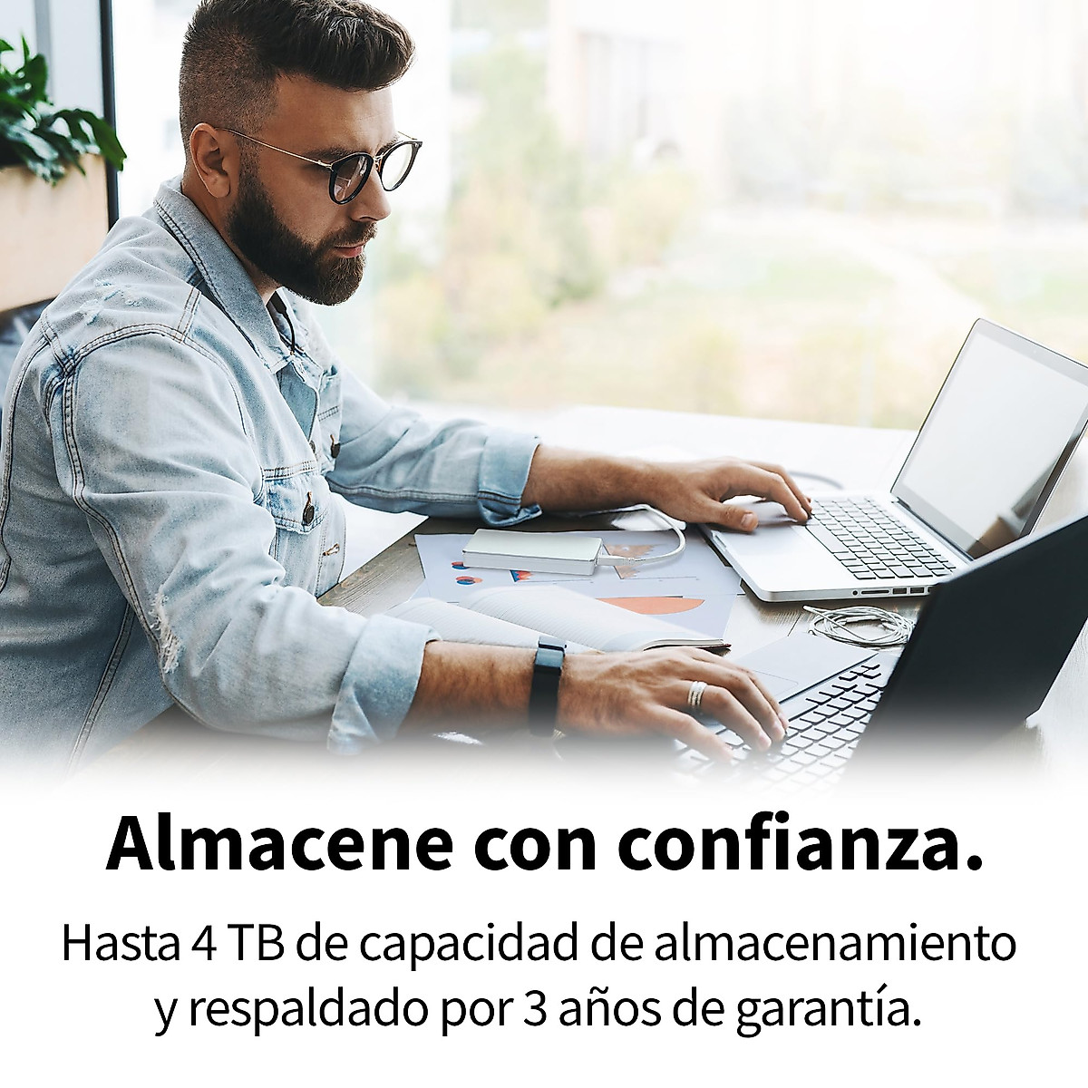 Toshiba 4TB Canvio Flex Portable External Hard Drive for Mac, Windows PC and Tablet use, Compatible with Most USB-C and USB-A Devices, Silver (HDTX140ESCAA)