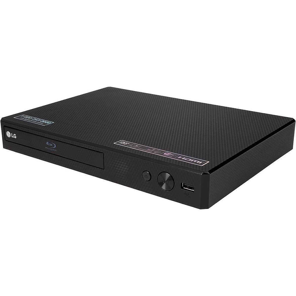 LG BP350 Blu-ray Player with Streaming Services and Built-in Wi-Fi, Black