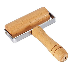 T Shape Pastry Roller, Fondant Bakery for Kitchen Pin Pastry Tool Dough Roller Wooden Multifunction Cookie Pizza Rolling Pin Pasta Hand Chapati(4)