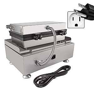 ALDKitchen Taiyaki Maker | Fish-Shaped Waffle Iron | Nonstick (6 Pcs Mini (Closed-Mouth Fish))