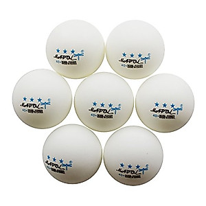 MAPOL 50 White 3-star Table Tennis Ball Premium Training Ping Pong Balls