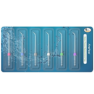 Replacement Heads for Waterpik, Replacement Picks for Water Pik Water Flosser (6 Classic Jet Tips)