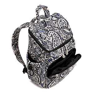 Vera Bradley Women's Featherweight Backpack Bookbag, Stratford Paisley, One Size