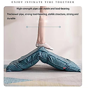 ASUMUI Lazy Sofa Tatami, Folding Single Sofa, Bed Seat Bedroom Balcony Bay 5 Gears for The Waist, 42 Gears for The Head, Adjustable (a)