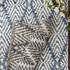 DII Woven Rugs Collection Hand-Loomed, 2x3', Gray Diamond