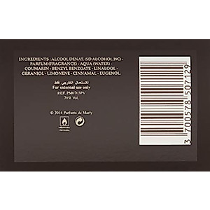 PARFUMS de MARLY - Herod - 2.5 Fl Oz - Eau De Parfum For Men - Top notes Cinnamon, Pepper - Heart notes Tobacco Leaf, Incense, Ciste, Osmanthus - Base notes Vanilla pods, Musk, Woody accord - 75ml