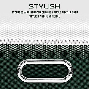 Franklin Sports NCAA Michigan State Spartans Collapsible Storage Bin - Made to Fit Storage Bin Shelf Organizers - 10.5" x 10.5"