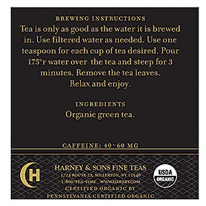 Harney & Sons Organic Gunpowder Green, Loose leaf 8 ounce tin