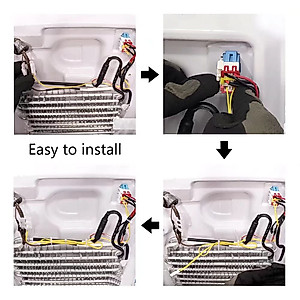 DA32-10105R 4PCS Defrost Temperature Sensor for DA32-00006W Samsung Refrigerator RS2533VK/XAA,RB215BSSB/XAA-00,RT21M6215SG/AA-00,RS2534BB/XAA,RB1944SL/XAA,RB2155SH/XAA,RS2666SL/XAA