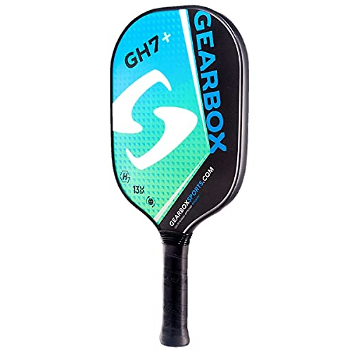 Gearbox GH7+ Pickleball Paddle, Blue/Green